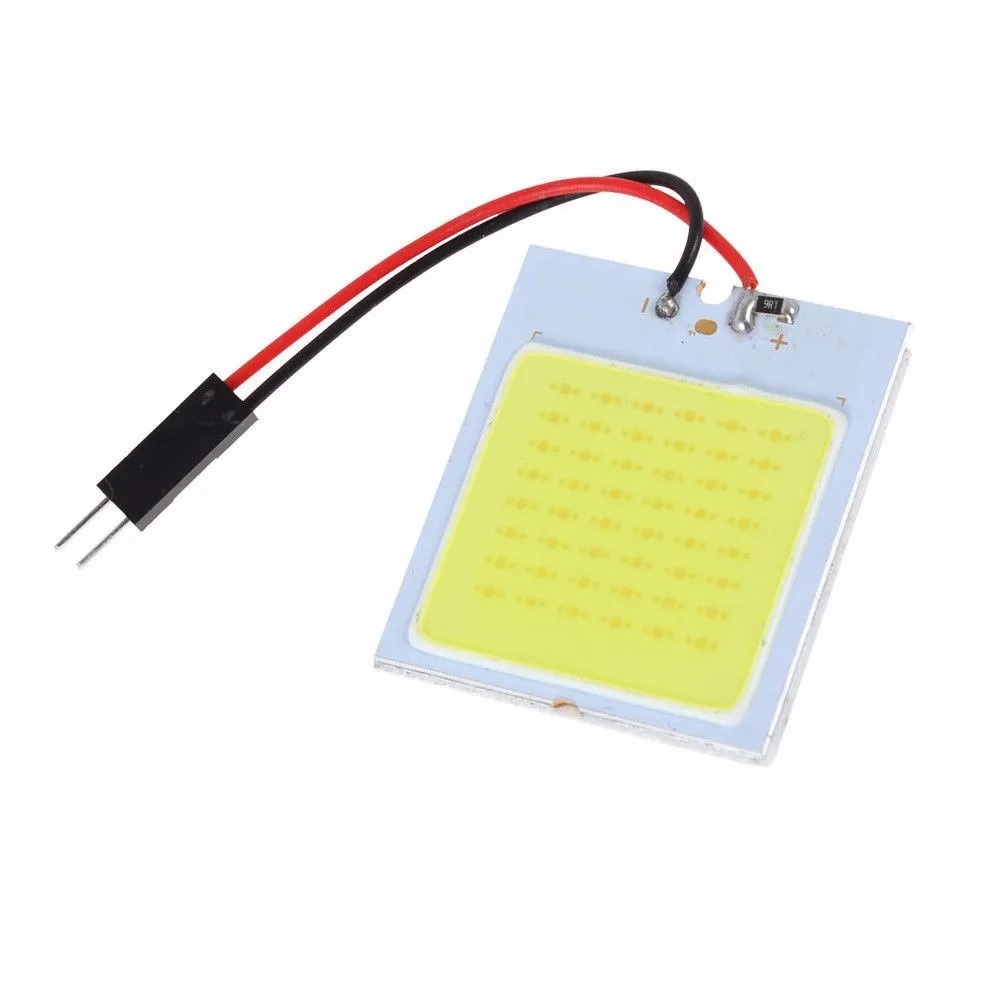 Super Placa de Led Cob 9w Carro Interno Equivale 76 Leds +forte ...