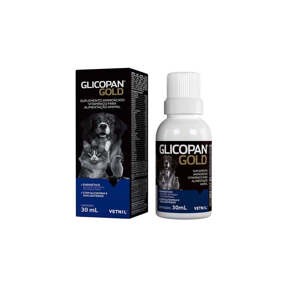 Suplemento Vitamínico Glicopan Gold 30ml Vetnil | Shopee Brasil