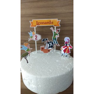 TOPO - TOPPER DE BOLO PETER PAN JÁ MONTADO NO PALITO | Shopee Brasil