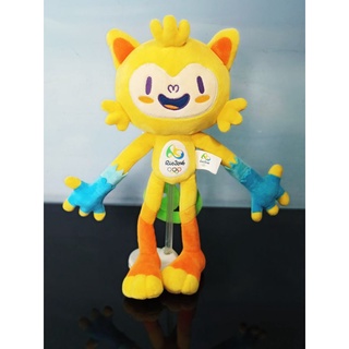 Boneco Mascote Olímpico Vinícius Rio 2016 Pelúcia 35cm | Shopee Brasil