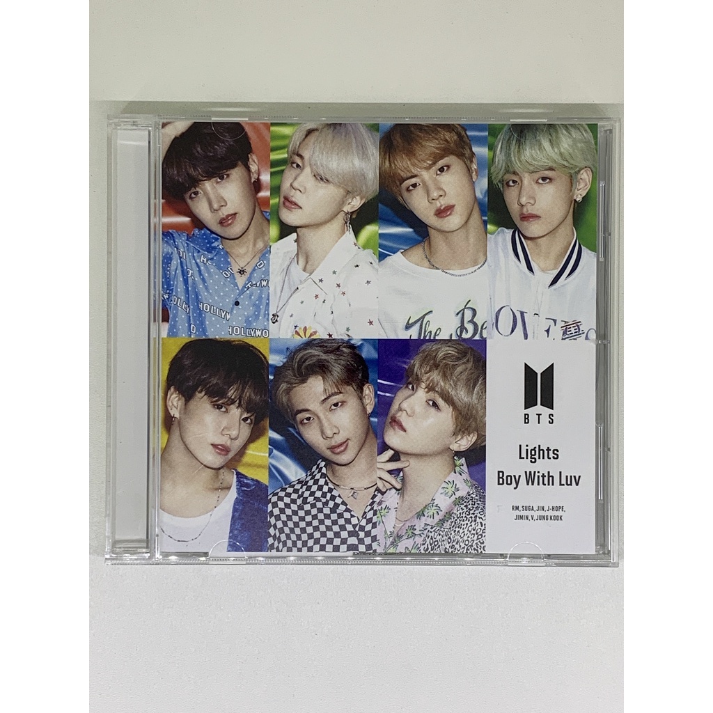 bts lights / boy with luv - fc edition usado kpop | Shopee Brasil