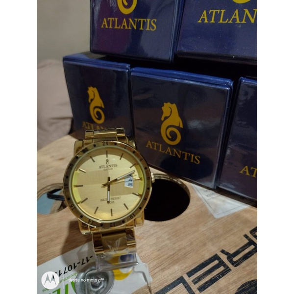RELÓGIO ATLANTIS GOLD | Shopee Brasil