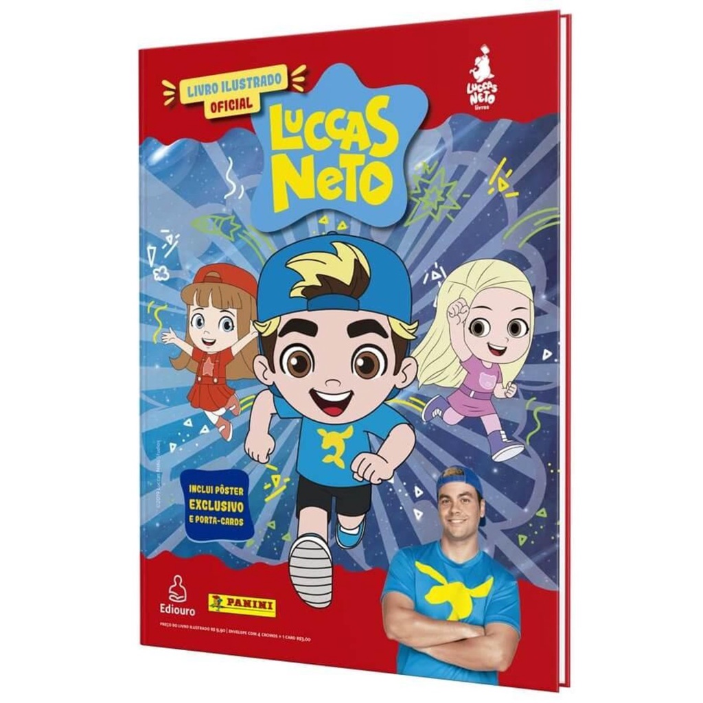 Livro Ilustrado Luccas Neto Oficial - Envio Imediato | Shopee Brasil