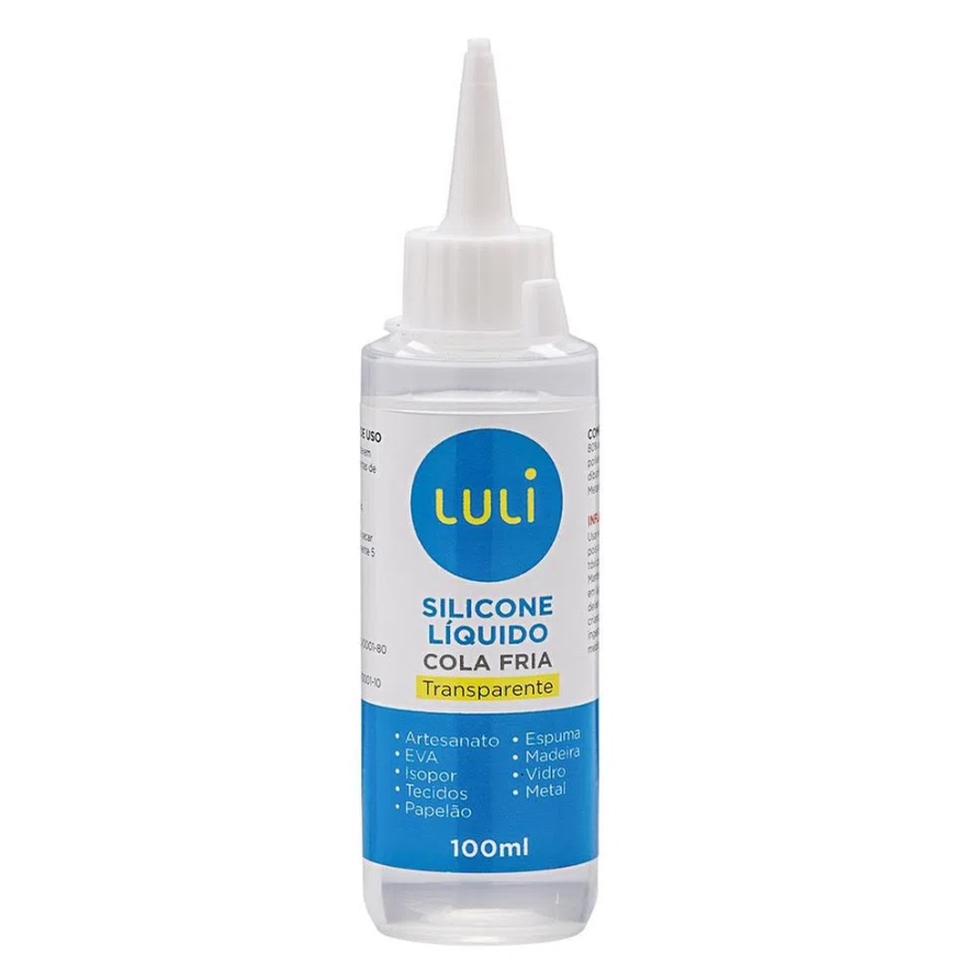 Cola de Silicone Líquida Multiuso, Artesanato Varios Tamanhos 100 ...