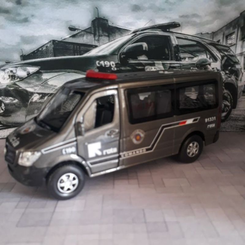 Miniatura de viatura policial. | Shopee Brasil