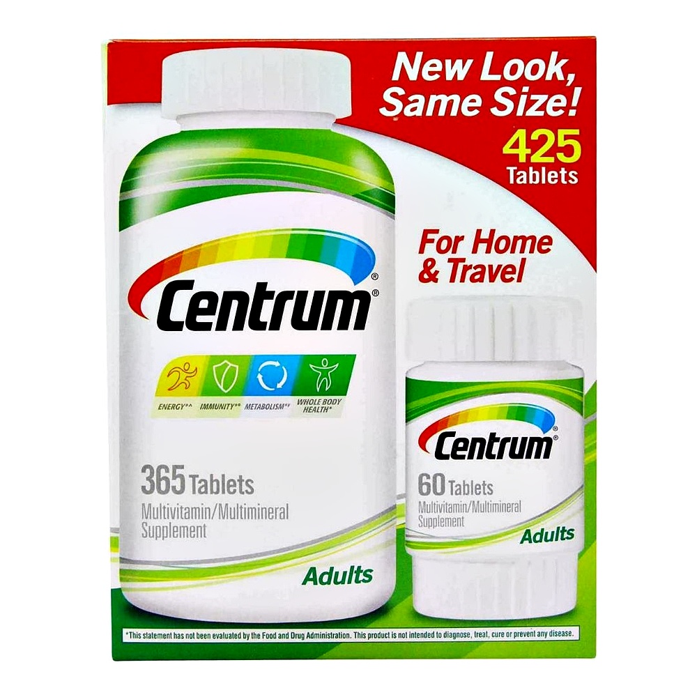 Centrum Adults 425 caps Importado Origin | Shopee Brasil