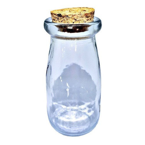 6 Garrafinha Garrafa Leiteira Vidro Tampa De Rolha 100ml Sweet Amado ...