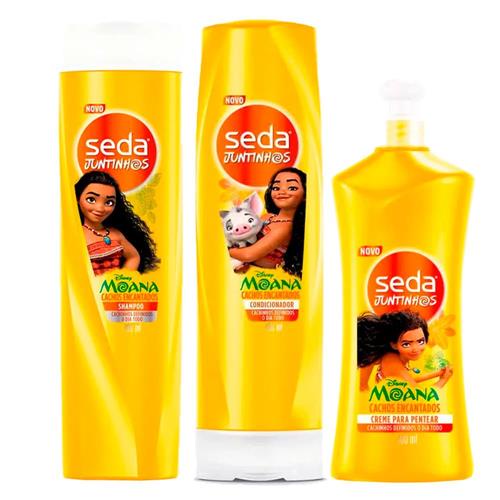 Kit Seda Juntinhos Moana Cachos Encantados (3 itens) | Shopee Brasil
