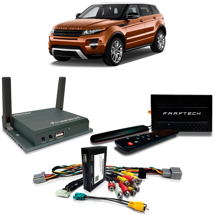 Interface de Video com TV Digital 1Seg e Espelhamento Range Rover ...