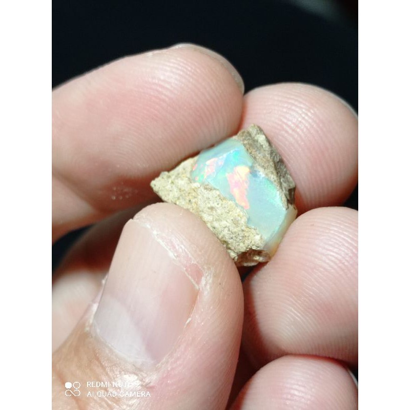 Opala de Fogo Bruta - Ethiopian Fire Opal (África) | Shopee Brasil
