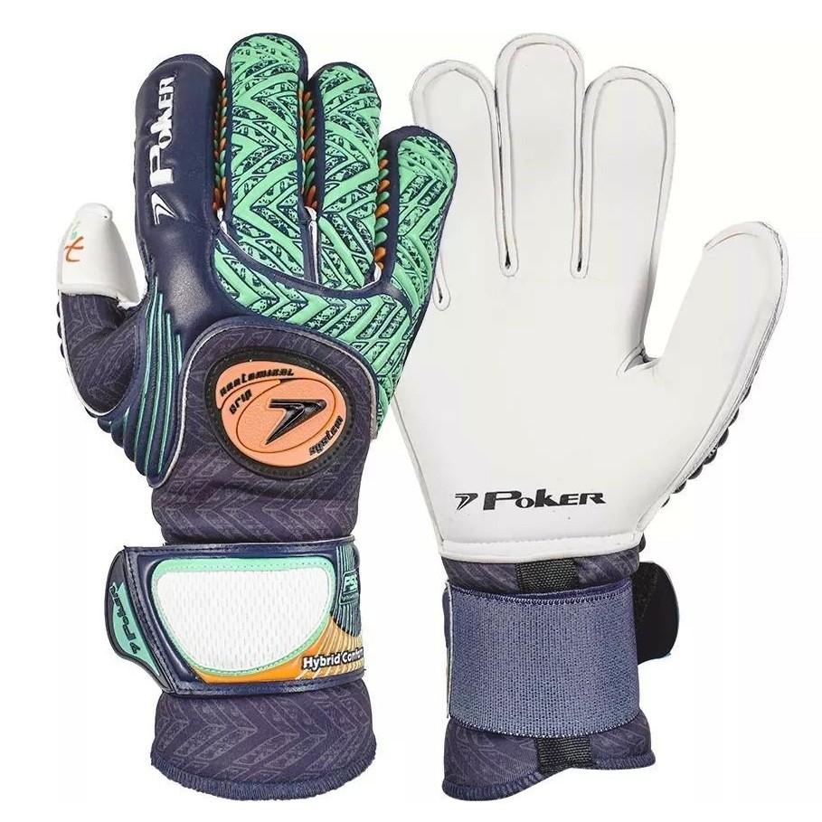 Luva de Goleiro Poker Hybrid Conform Profissional Futebol Psg Original ...