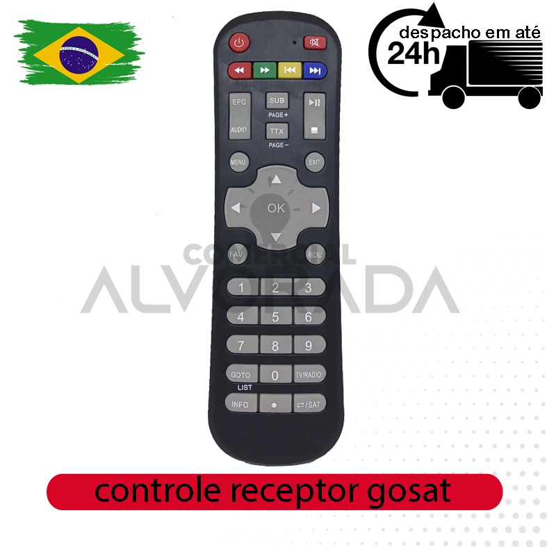 Controle Receptor GOSAT | Shopee Brasil
