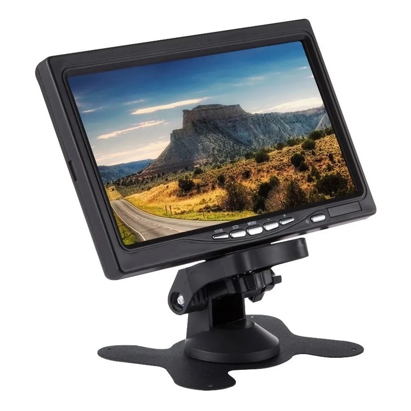 Tela Monitor Lcd 7 Polegas Colorida Hdmi Vga Av Dc | Shopee Brasil