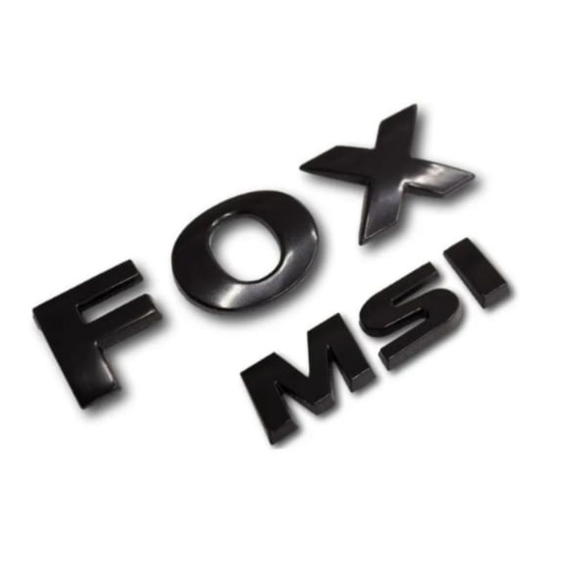 Kit Fox + Msi Emblemas Preto Black Tampa Mala Volkswagen 2pç | Shopee ...