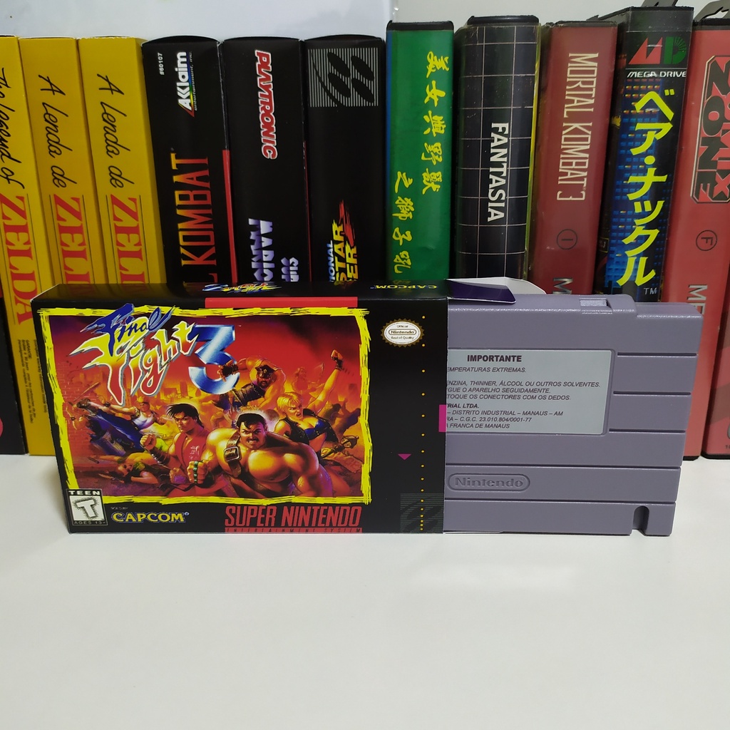 Final Fight 3 - Mini Box do Jogo (Super Nintendo) | Shopee Brasil