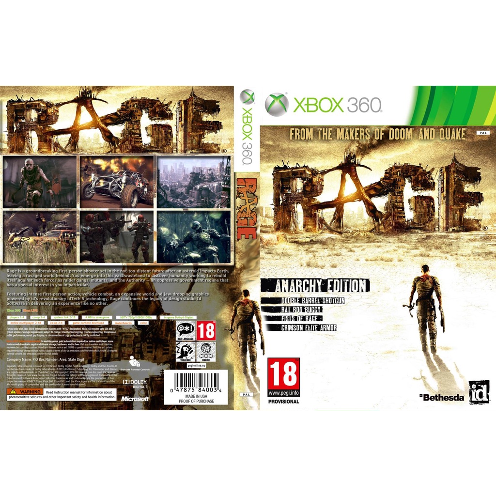 Rage P/ XBOX360 (LTU/LT/JTAG/RGH) | Shopee Brasil