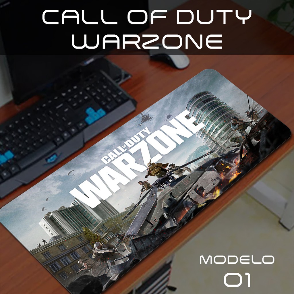 Mouse Pad Gamer Tapete - CALL OF DUTY WARZONE - Tamanho 44x25cm ...