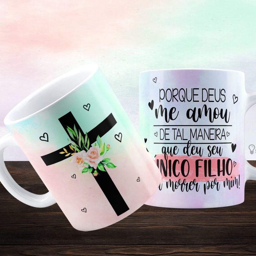Caneca Personalizada Porcelana Gospel Evangélica Crista Personalizada ... Caneca Personalizada Porcelana Gospel Evangélica Crista Personalizada ...
