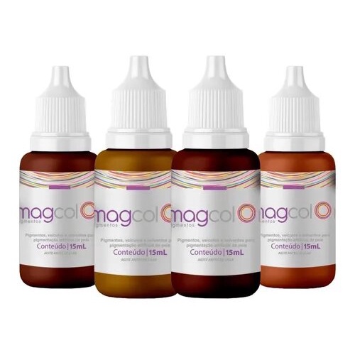 Pigmento Mag Color 15ml Para Micropigmentação - Escolha A Cor | Shopee ...