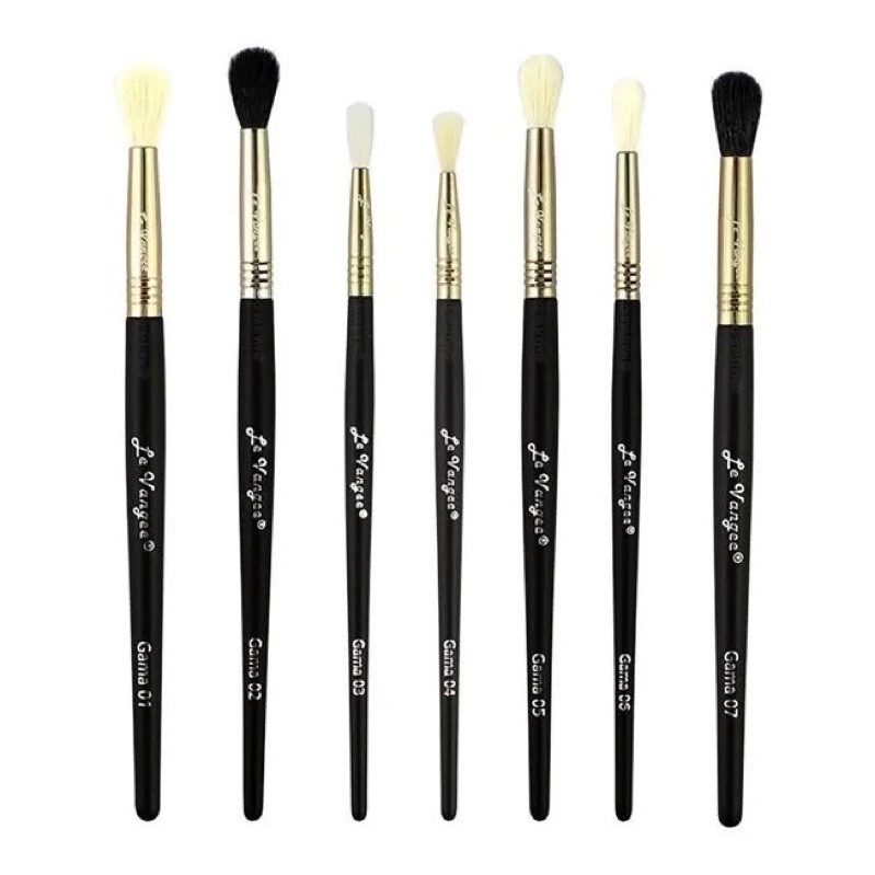 Kit 07 pincéis Linha Gama - Le Vangee | Shopee Brasil