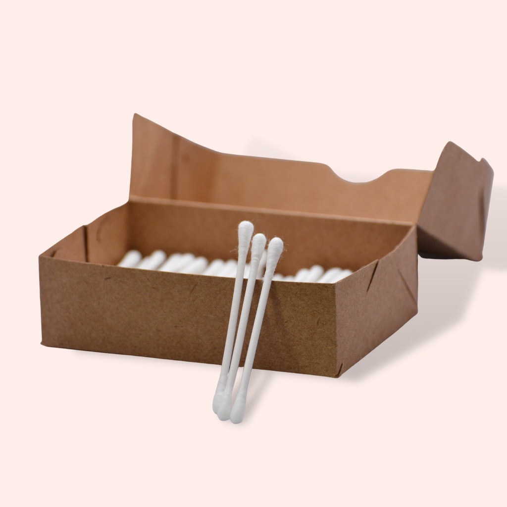 Cotonetes com Hastes Flexíveis Ecológicas De Papel - 75 unidades ...