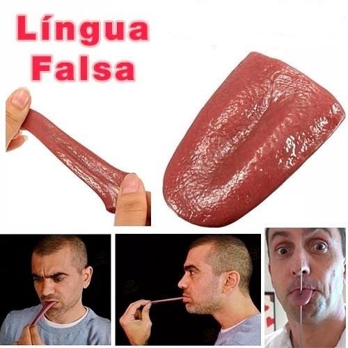 Língua Realista Falsa Para Pegadinhas de Borracha | Shopee Brasil