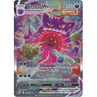 Gengar Vmax 271 Full Art Alternative Artwork PT-BR | Shopee Brasil