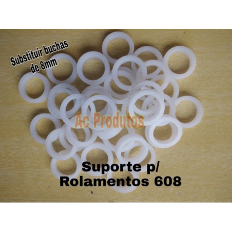 20 Suporte p/rolamentos 608 para substituir as buchas de 8mm | Shopee ...