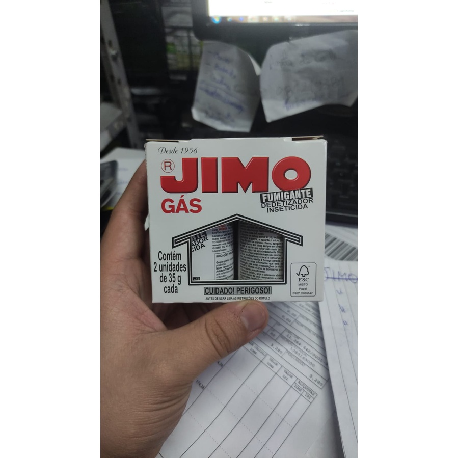 JIMO GAS FUMIGANTE 2 UND 35gr | Shopee Brasil