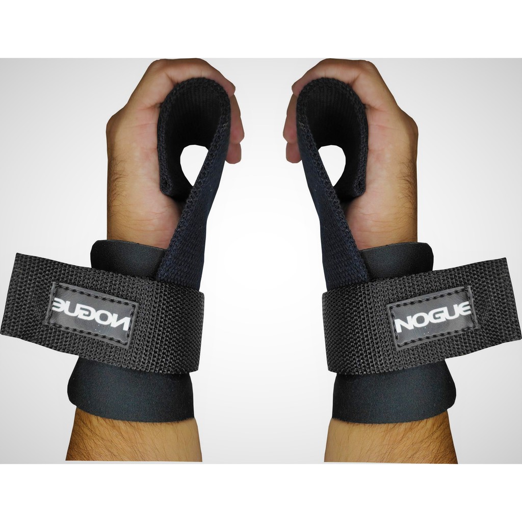 Halter Strap Largo tala munhequeira Musculação Academia Crossfit ...