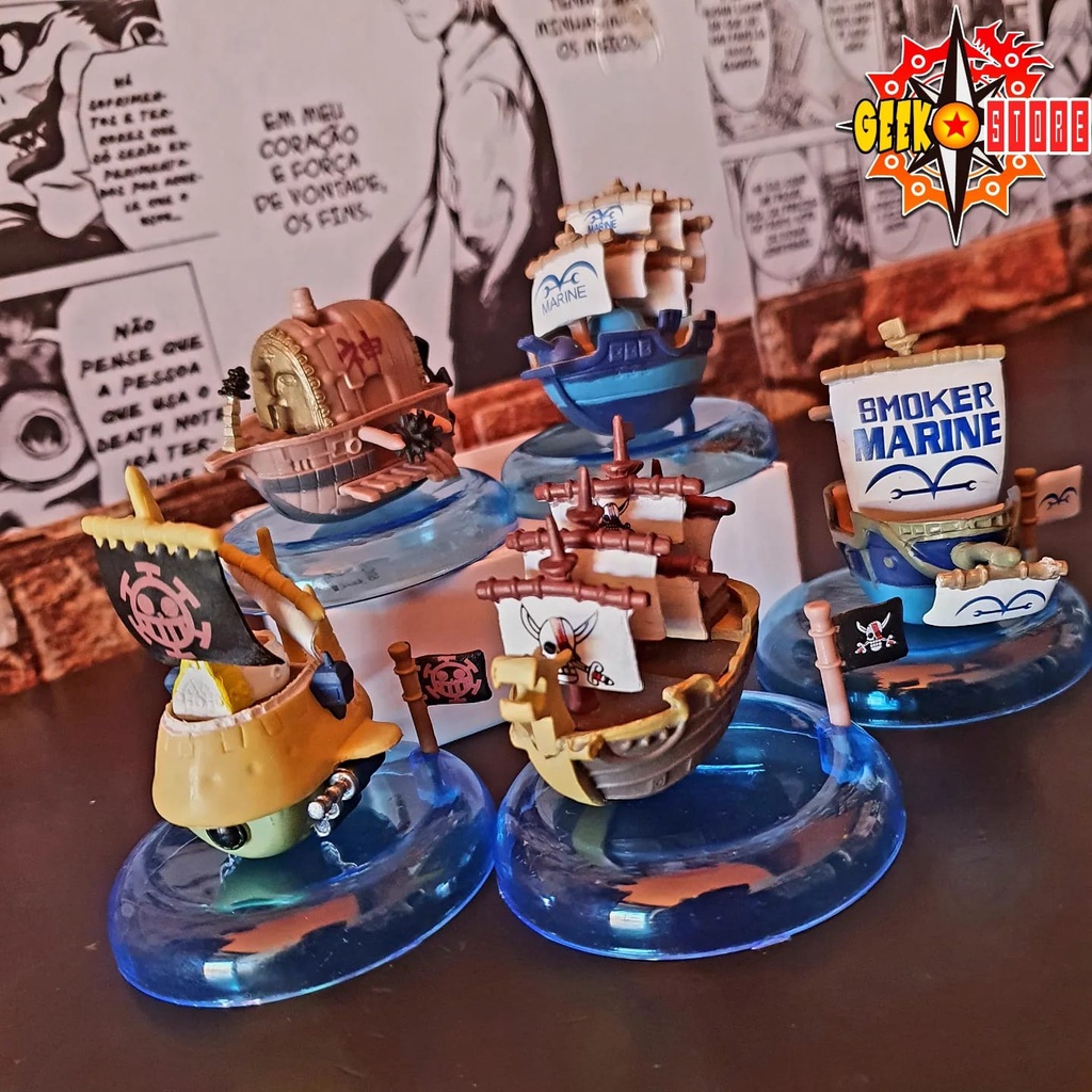 Miniaturas Navios de One Piece | Shopee Brasil