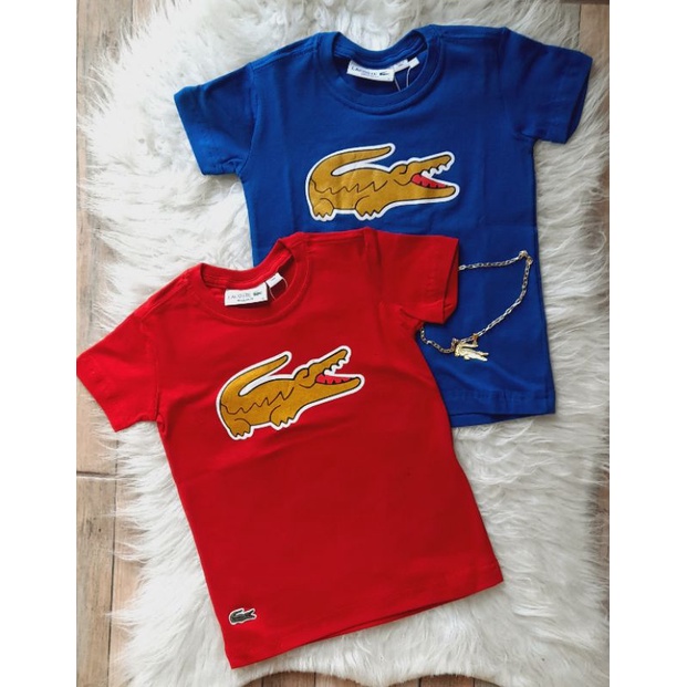 Camiseta Lacoste infantil | Shopee Brasil