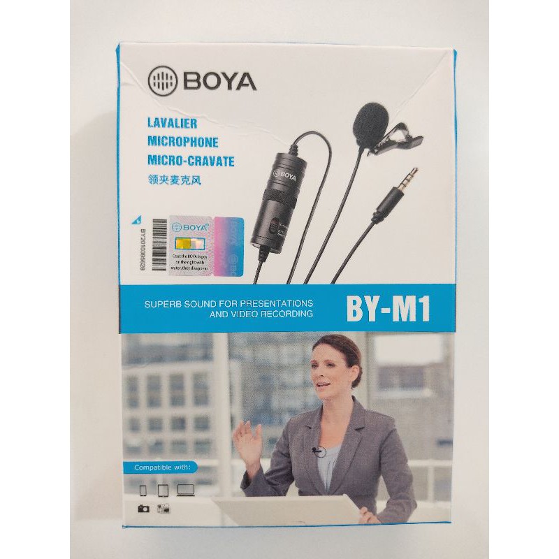 Microfone Boya By-M1 ORIGINAL com 6 metros | Shopee Brasil