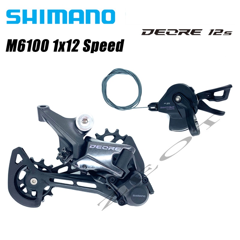 Shimano Deore M6100 12s Gruposet Sl M6100 Alavanca De Câmbio Rd M6100 Sgs Desviador Traseiro 12 ...