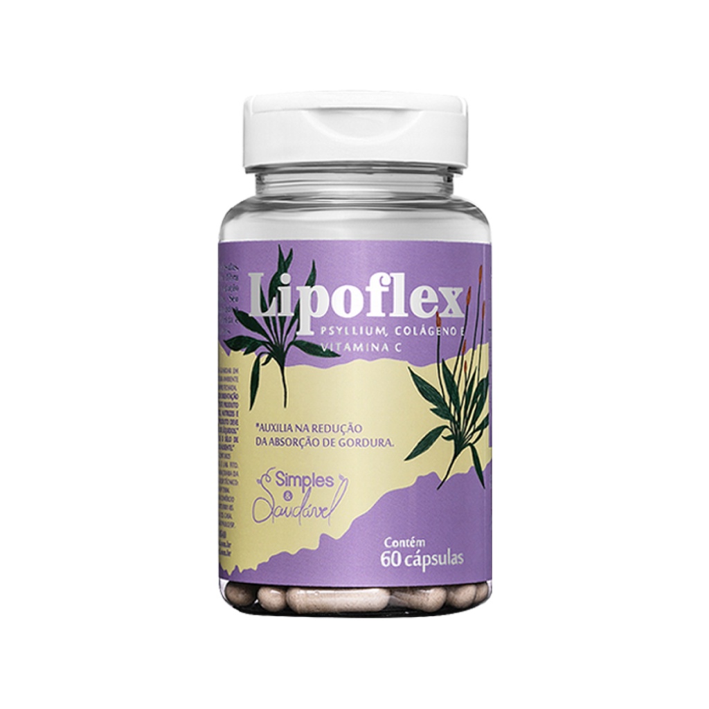 Lipoflex Psyllium Suplemento Alimentar em Cápsulas | Shopee Brasil