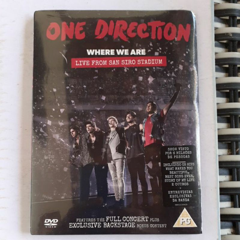 Dvd One Direction Live From Sam Siro Stadium. | Shopee Brasil