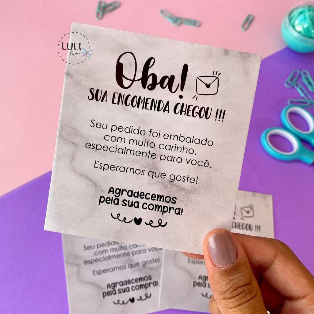 25un Postal de Agradecimento ao Cliente pela Compra, Cartão para ...