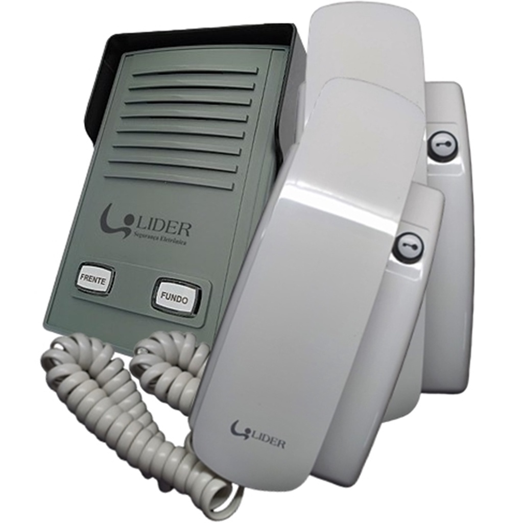 Porteiro interfone Residencial Coletivo 2 Pontos Lr522 Lider | Shopee ...