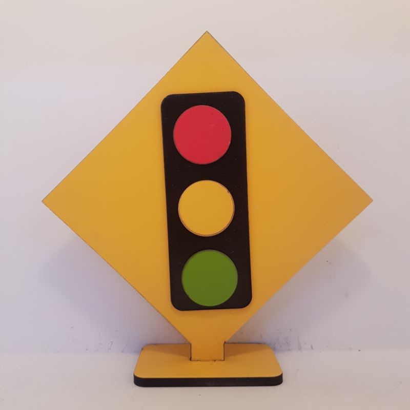 Enfeite Para Festa Tema Carros Placa Semáforo Mdf | Shopee Brasil