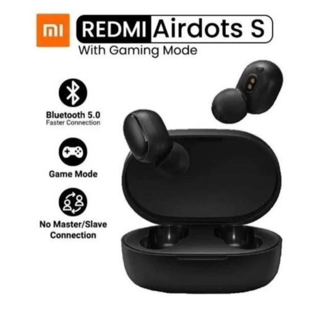 Fone de Ouvido Xiaomi Redmi Airdots 2 Bluetooth Branco Preto [ENVIO HOJE] | Shopee Brasil