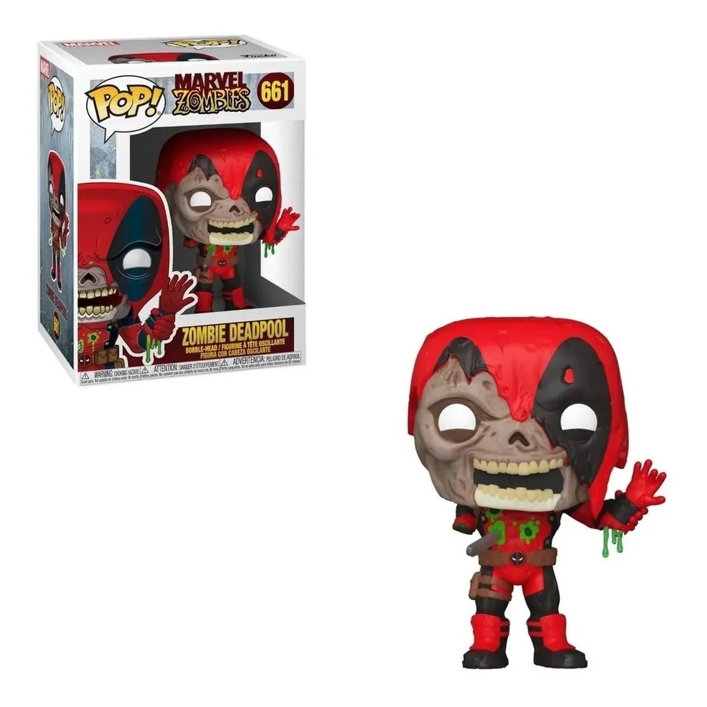 Funko Pop Marvel Zombies Deadpool Zumbi 661 Zombie Original | Shopee Brasil