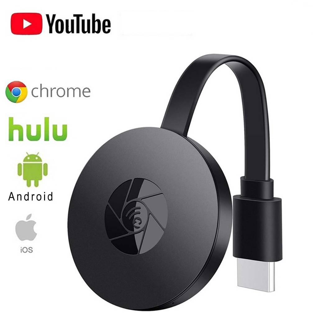Chromecast Dongle G2-Tv Para Transmiss O Sem Fio De Wi-Fi Tv Dlna / Hdmi Airplay / Cromado ...