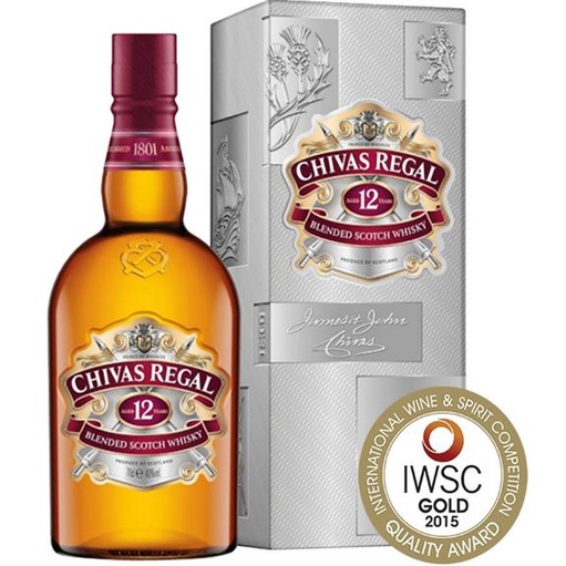 Whisky Chivas Regal 12 Anos 1 Litro | Shopee Brasil