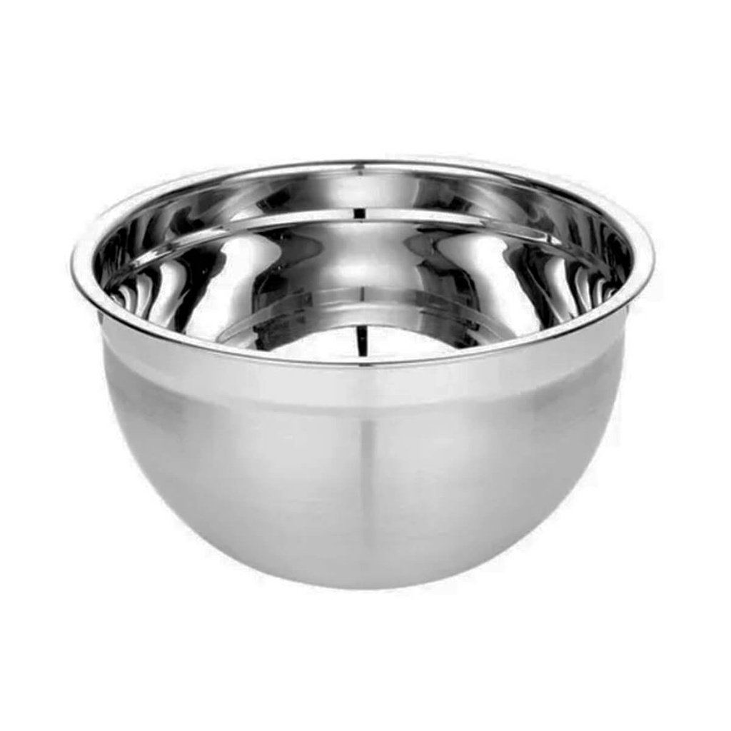 Tigela Bowl Grande Para Bolo 7,5 Litros cm Inox Attuale | Shopee Brasil