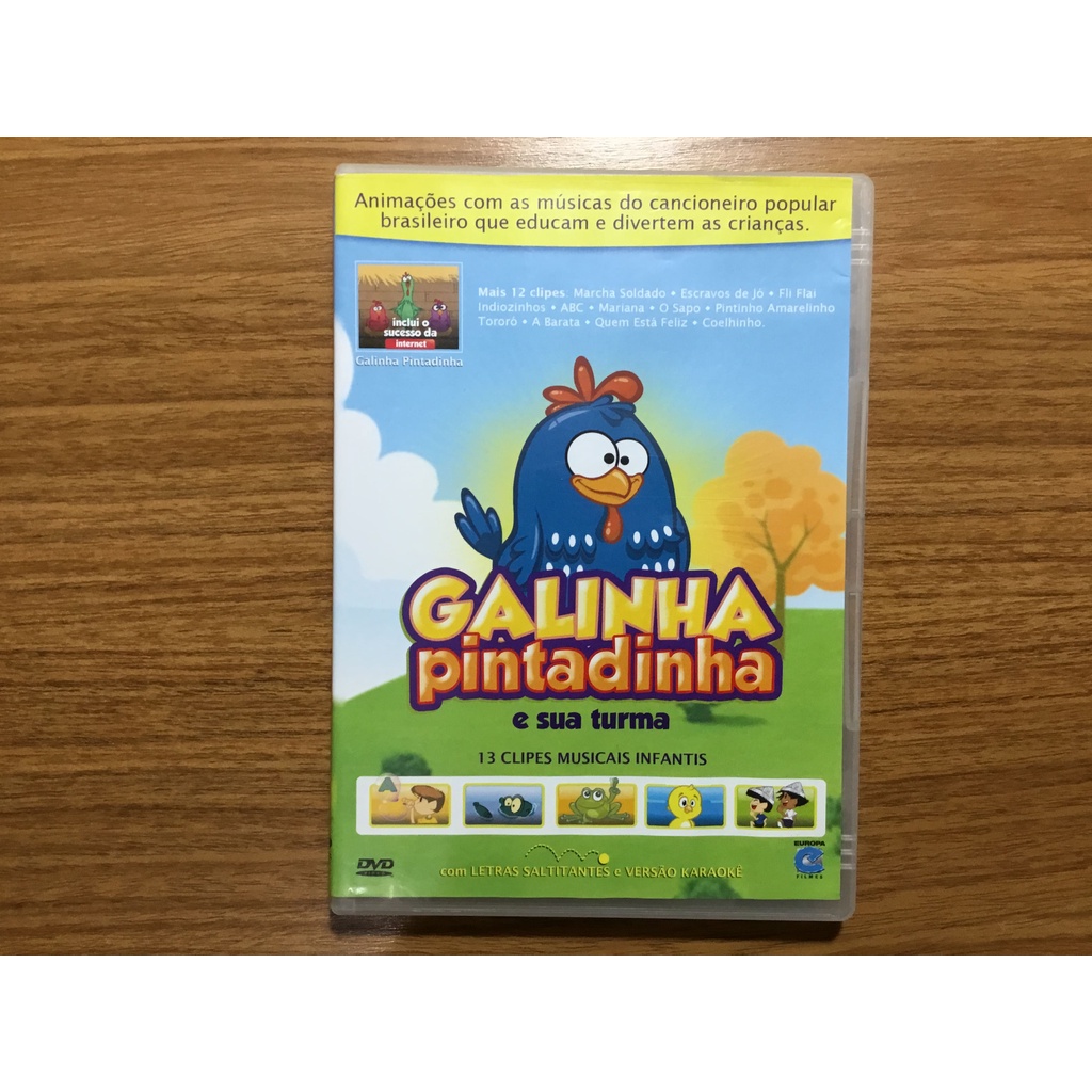 DVD Galinha Pintadinha e Sua Turma | Shopee Brasil