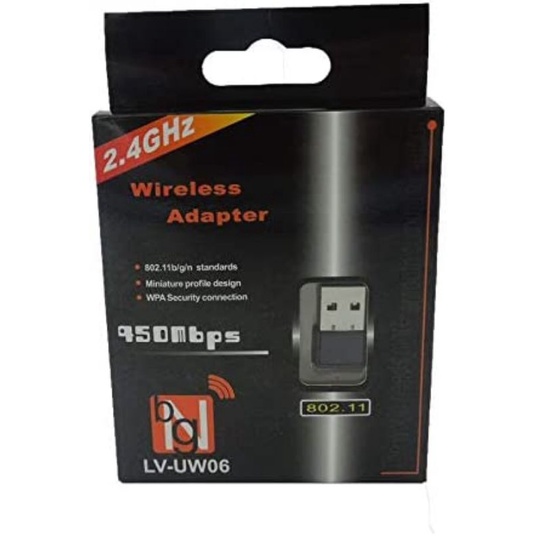 Adaptador USB Sem Fio Wi-fi 2.4 GHz LV-UW06 | Shopee Brasil