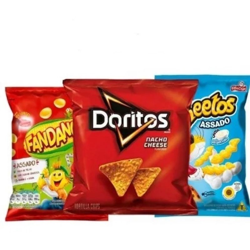 Kit 10 - Salgadinhos Elma Chips e Diversos. | Shopee Brasil