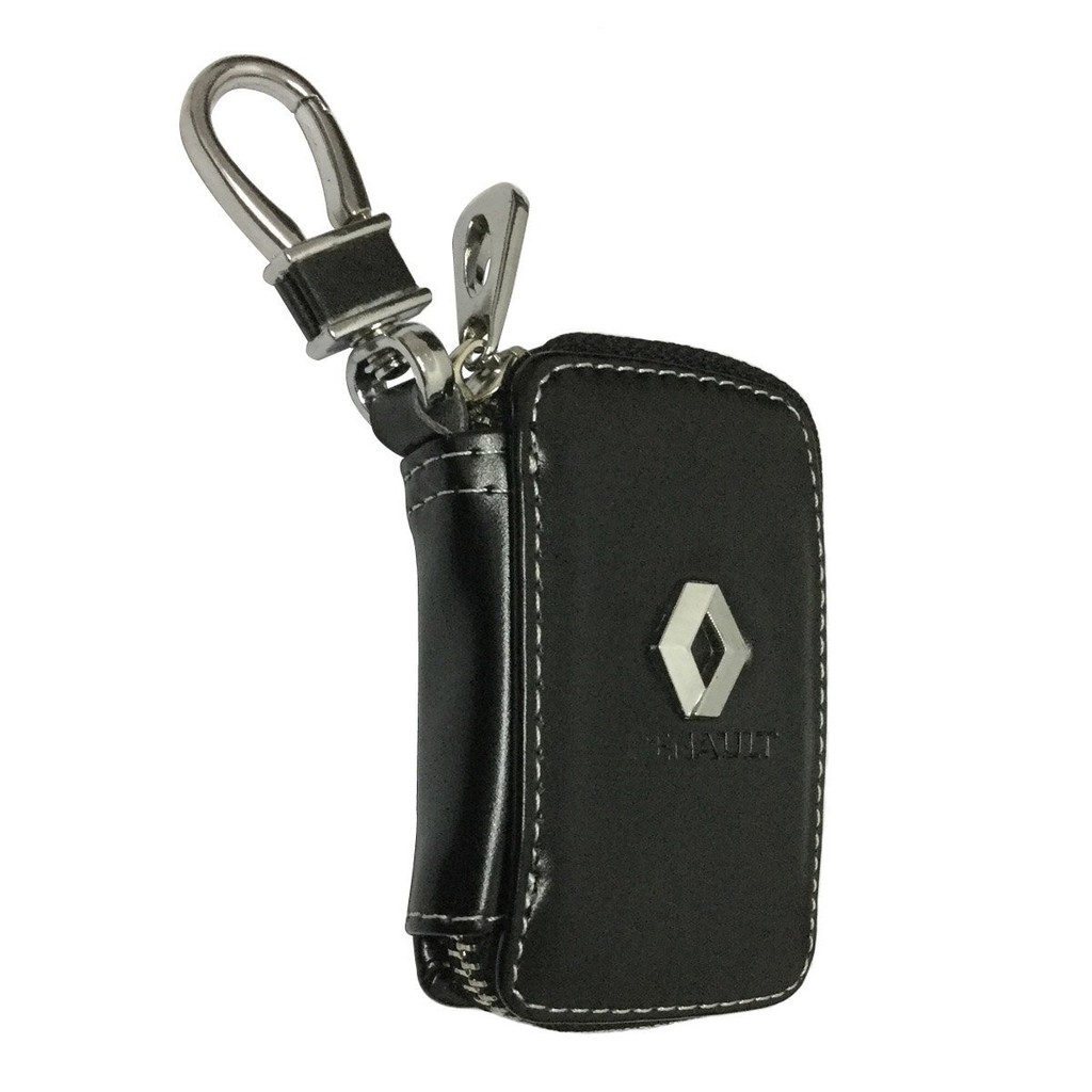 Capa chave luxo couro Renault chaveiro com zíper para proteger sua ...
