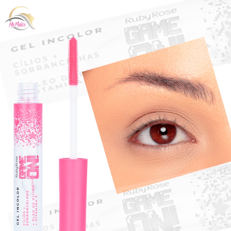 Gel Incolor Cílios + Sobrancelhas Game On - Ruby Rose | Shopee Brasil