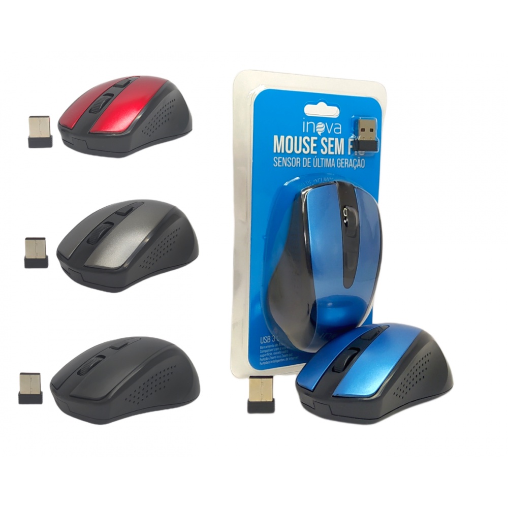 Mouse sem fio-mou-8580 | Shopee Brasil
